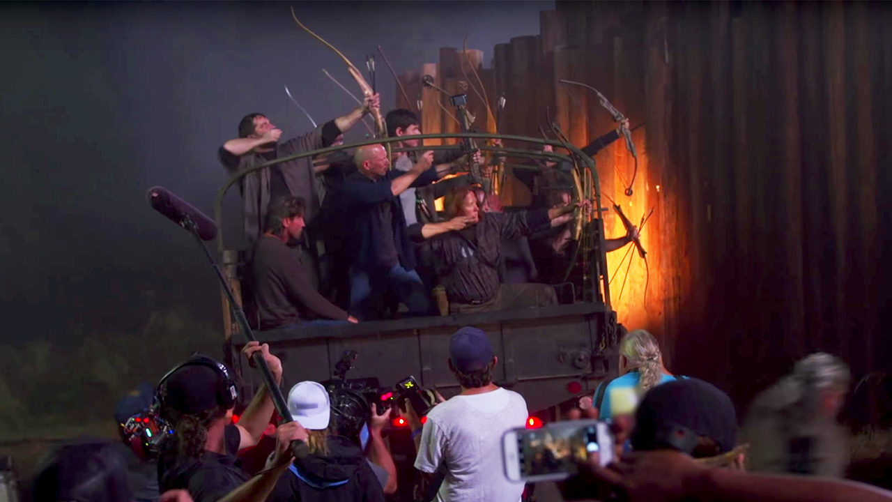 Behind the Scenes of The Hilltop Battle in The Walking Dead