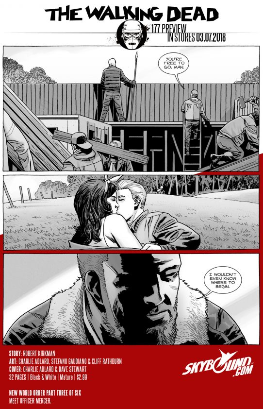 The Walking Dead Issue 177 Preview: New World Order Part 3